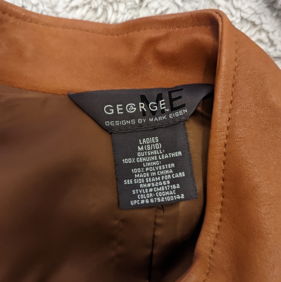 George | Jackets & Coats | Vintage Leather Jacket | Poshmark